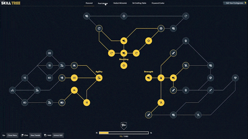 Skill tree v2 - FiveM Releases - Cfx.re Community